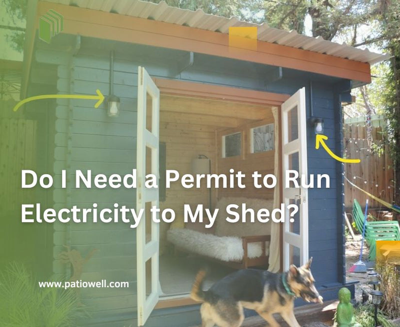 How to Run Electricity to a Shed?