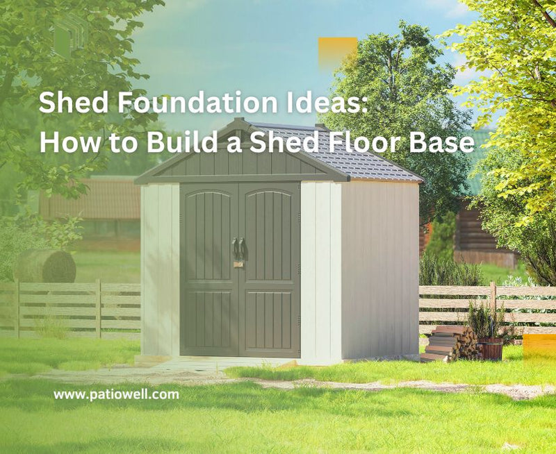 How to Build a Shed Floor Base