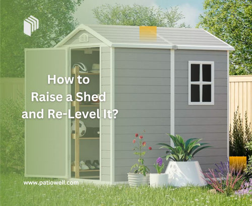 How to Raise a Shed and Re-Level It?