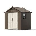 8x8 Plastic Storage Shed with Floor and Windows