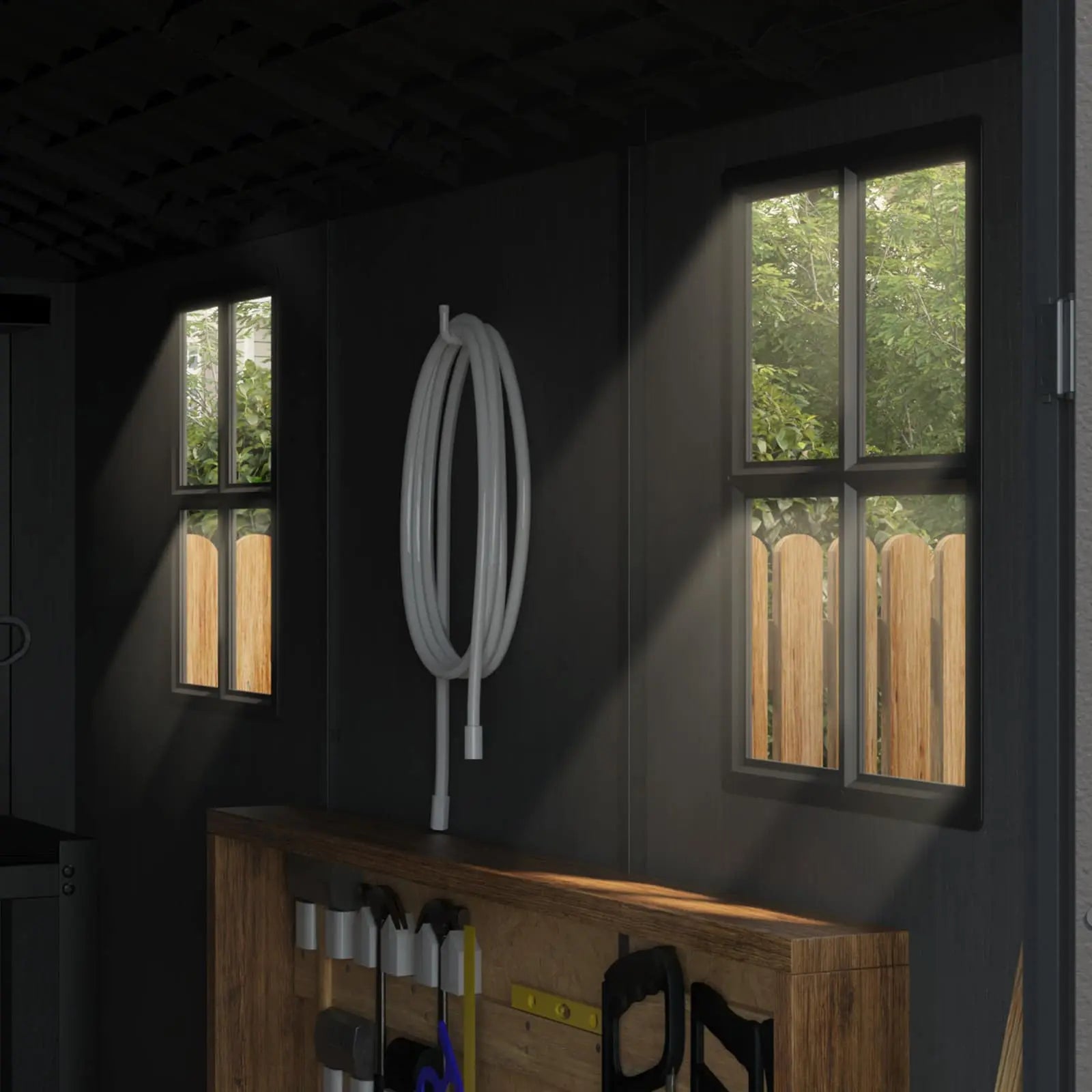 Fit-it 4x8 Plastic Storage Shed Pro | Patiowell