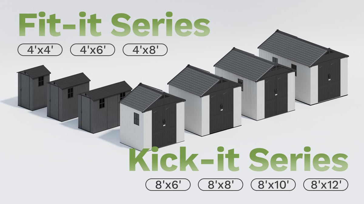 Plastic Storage Sheds | Patiowell